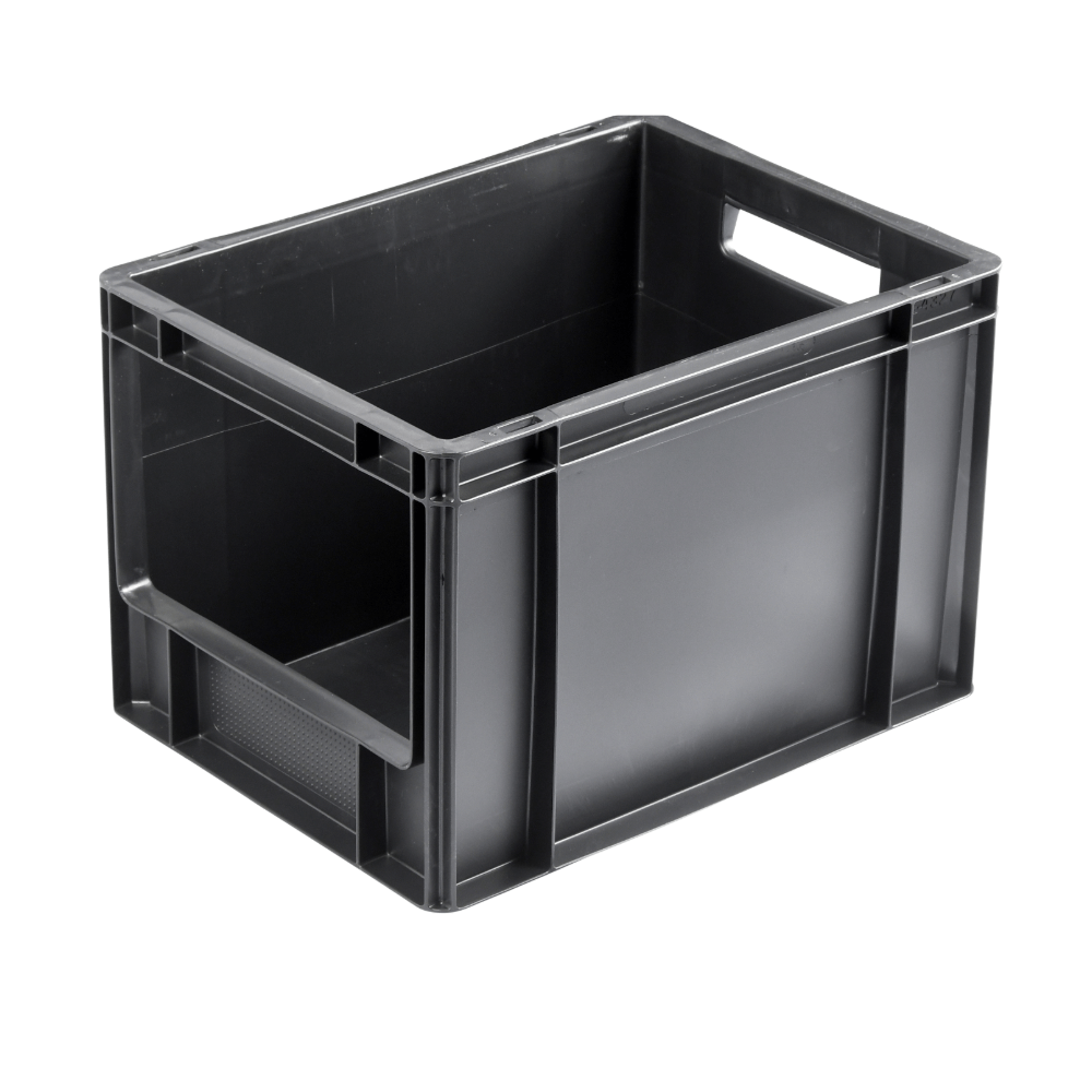 25L Open Fronted Euro Storage Containers - Pack of 5 – Storage Bins