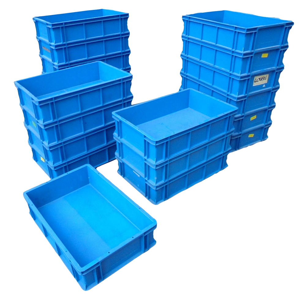 50 x Used Blue Euro Container 600x400x130mm H - SPECIAL OFFER – Storage ...