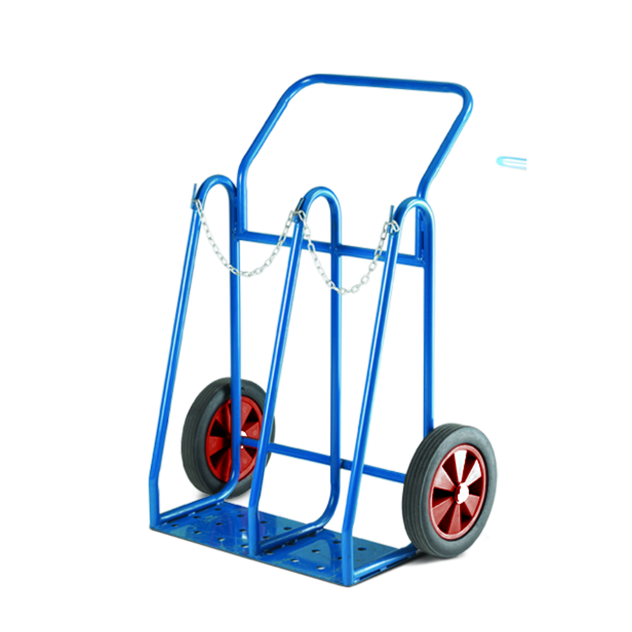 Oxygen Acetylene Cylinder Trolley – Storage Bins