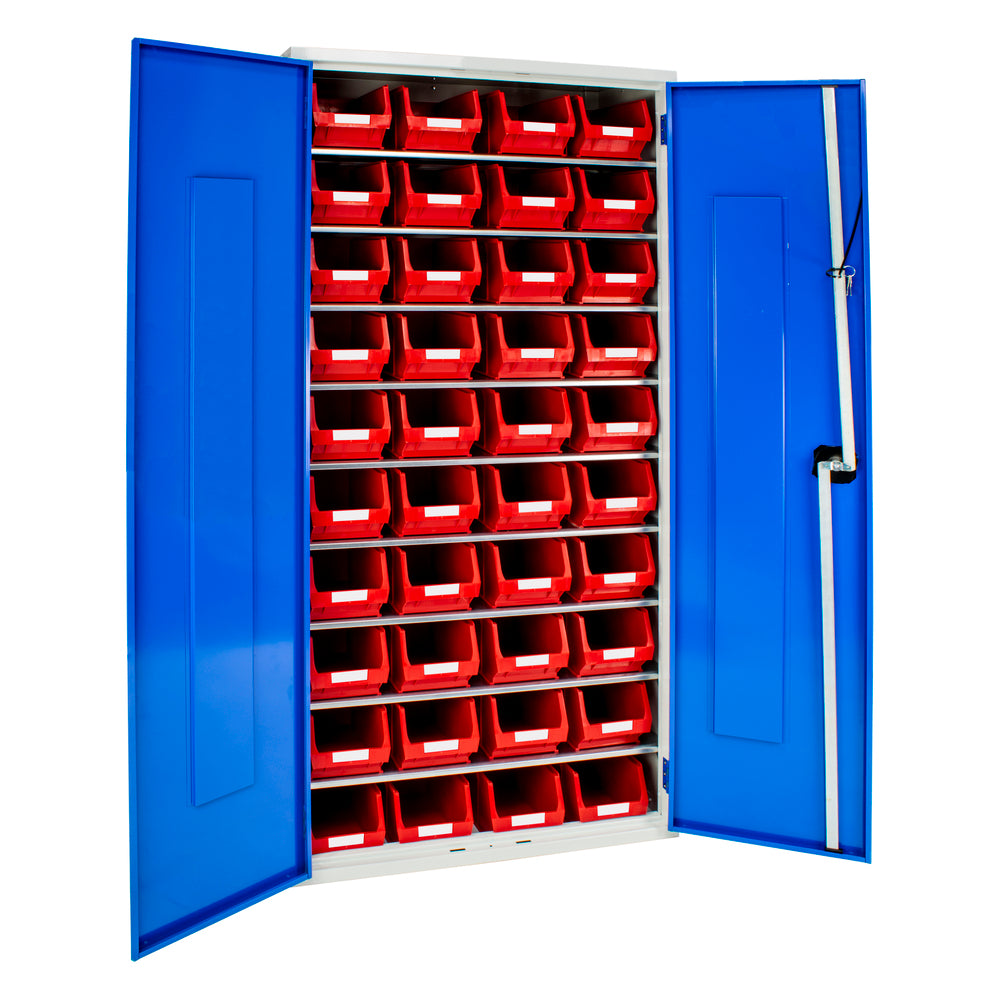 1580 x 770 x 330mm Container Cabinet c/w 40 x TC3 Bins – Storage Bins