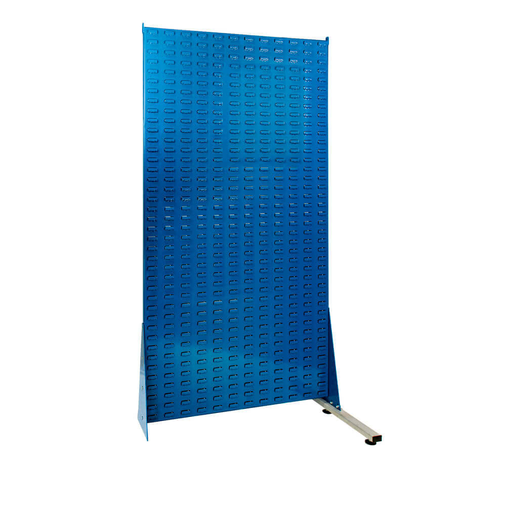 Free Standing 2100 x 1000mm Double Sided Louvred Panel – Storage Bins