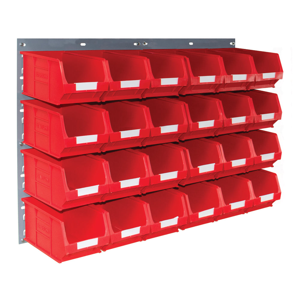 641 x 914mm (2) Louvres c/w 24 x TC3 Bins – Storage Bins